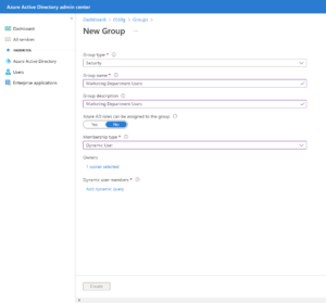 Azure AD – Create Dynamic Groups – A Cloud Guy