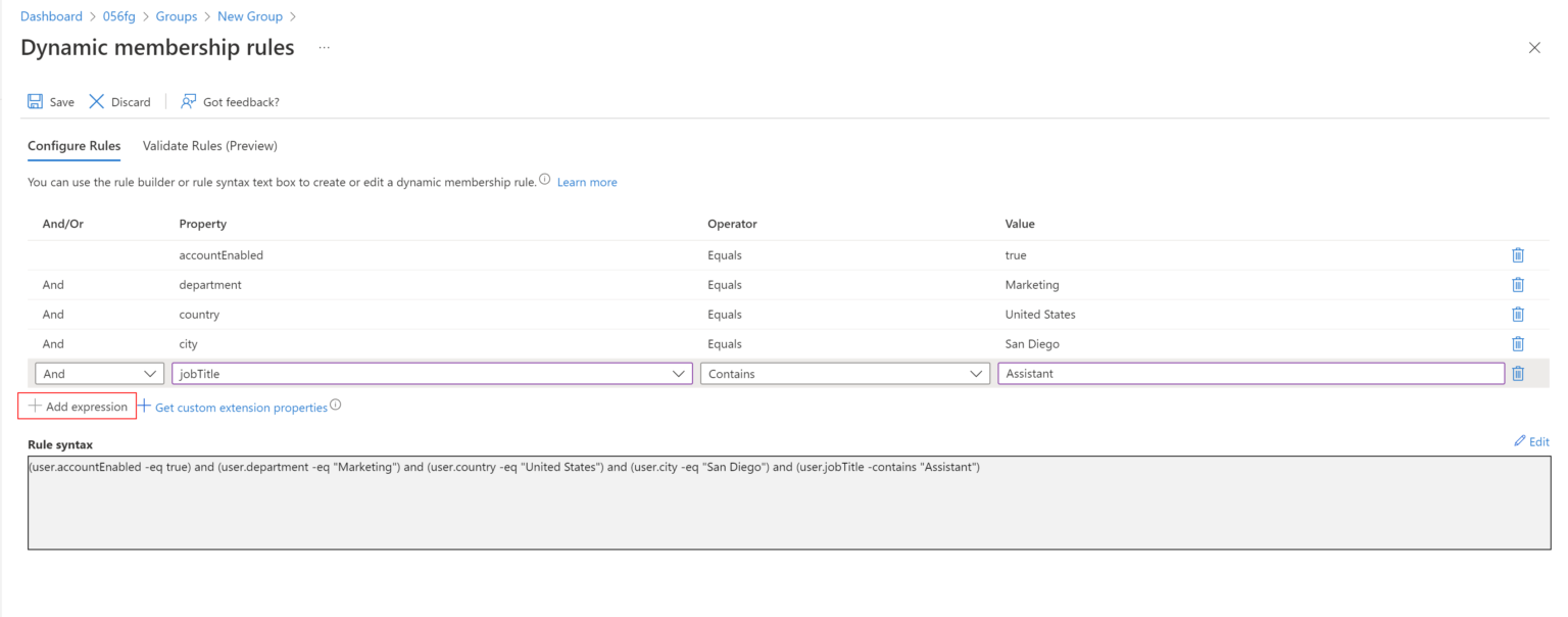 Azure AD – Create Dynamic Groups – A Cloud Guy