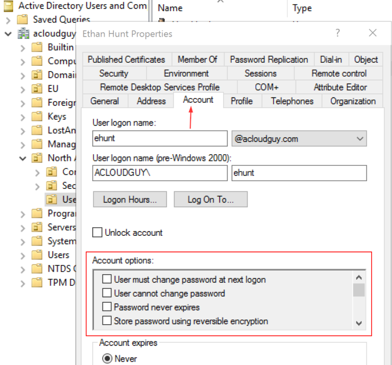 Active Directory Decoding Useraccountcontrol Attribute Values A Cloud Guy