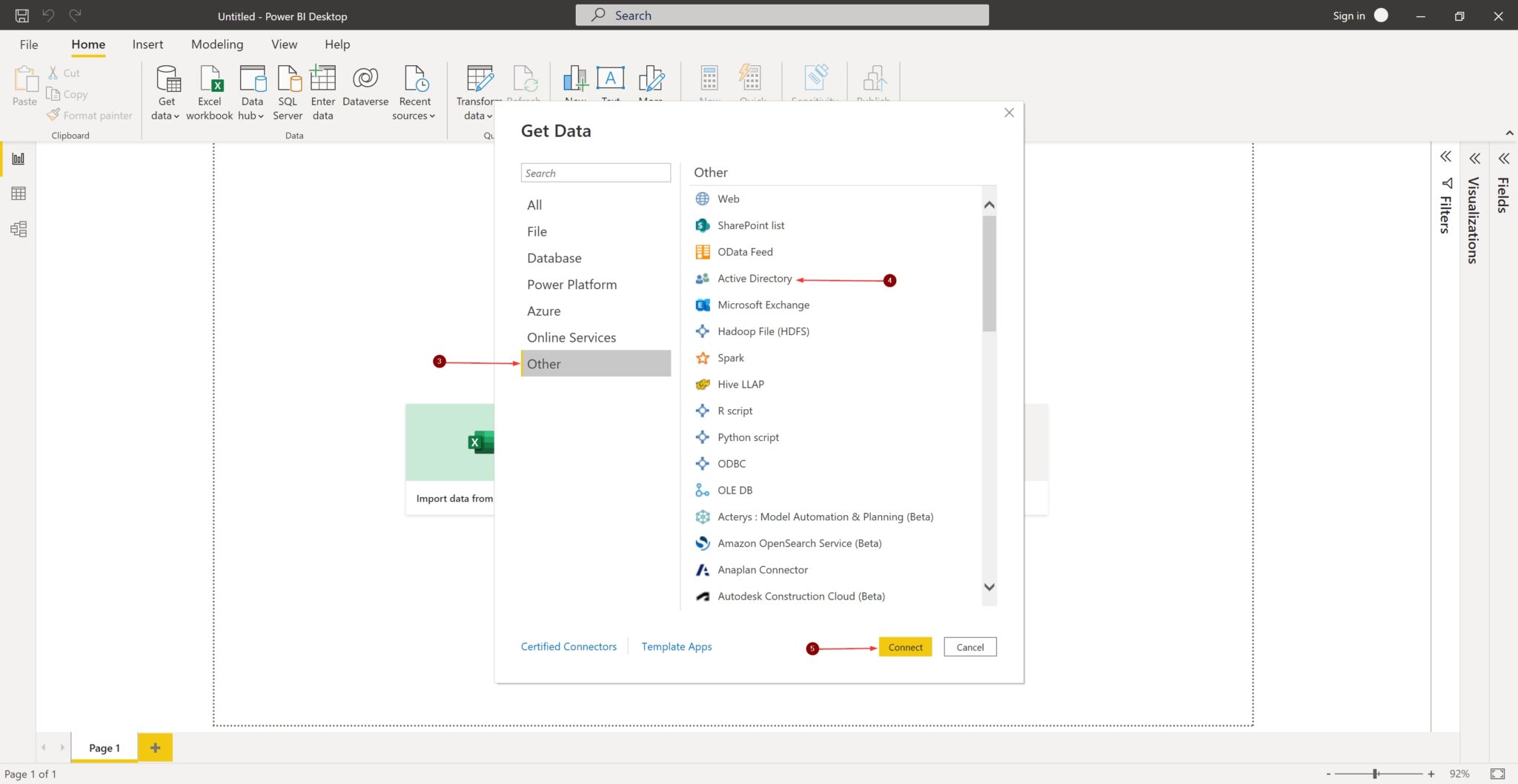 Power BI – Create Visualizations with data from Active Directory – A ...