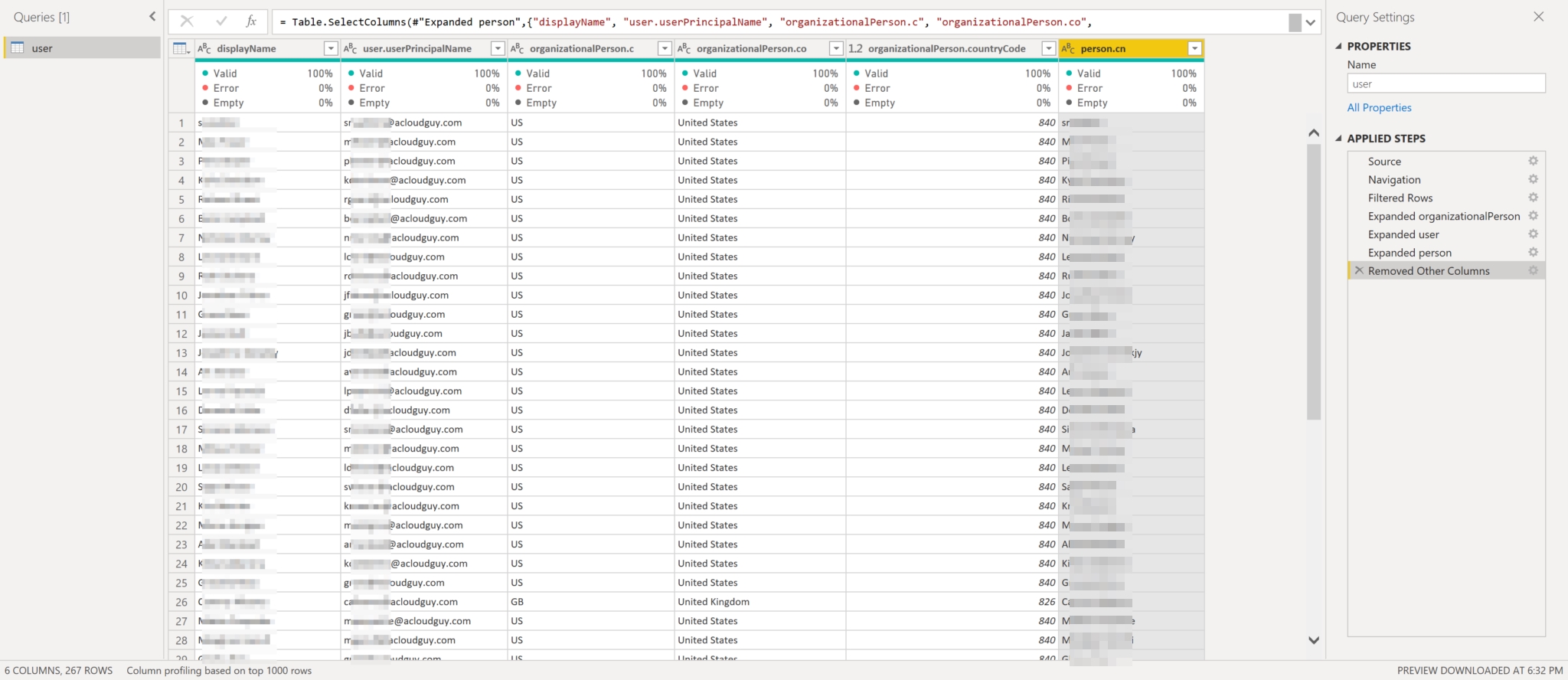 Power BI – Create Visualizations with data from Active Directory – A ...