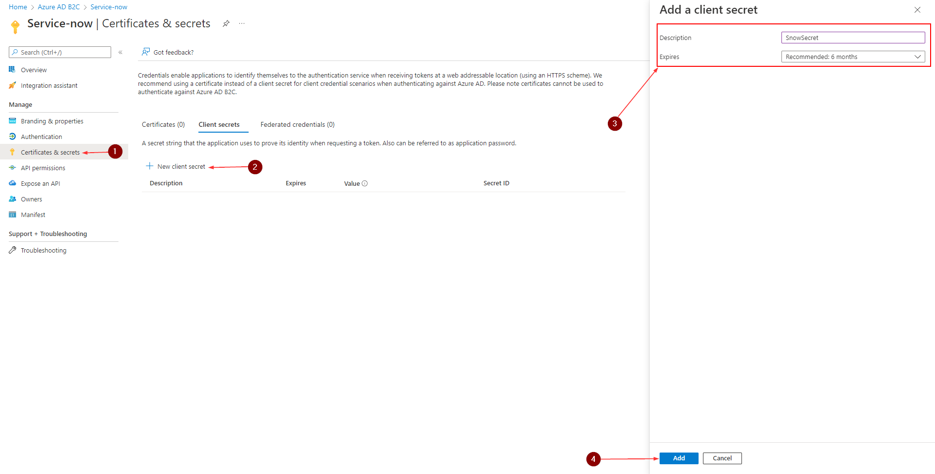 Azure – Integrate Azure AD B2C with ServiceNow – A Cloud Guy Azure – Integrate Azure AD B2C with ServiceNow – A Cloud Guy
