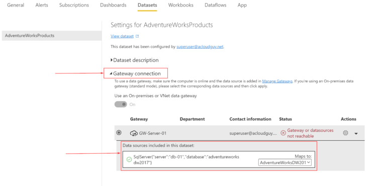 Power Bi Restore Datasets To New On Premise Gateway When Old Gateway Has Failed Or Recovery